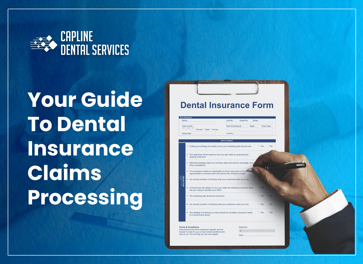 Your Guide to Dental Insurance Claims Processing - Capline Dental Services
